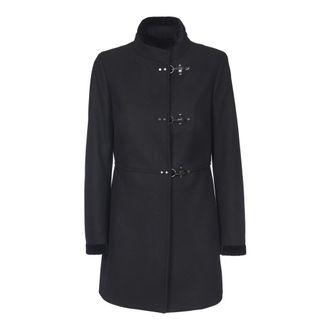 Fay Virginia Single-Breasted Mantel - - Coats - Damen - Schwarzk - S