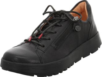 Think Think COMODA Damen chromfrei gegerbte nachhaltige Halbschuhe, SCHWARZ 0010, 36.5 EU