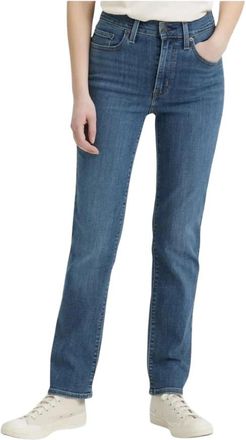 Levi's 724 High Rise Gerades Jeans - - Jeans - Damen - Blau - W31 L30