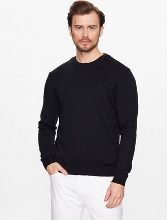 Benetton United Colors Of Benetton Pullover 1098U1I76 Schwarz Regular Fit