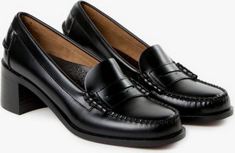 Sebago Mocassins &agrave; talon en cuir