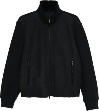 Giorgio Armani Bomberjacke mit Stehkragen - Schwarz