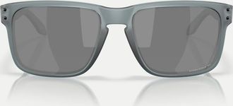 Oakley Holbrook lunettes de soleil carr&eacute;es polaris&eacute;es avec verres miroir noirs en noir cristal mat