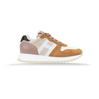 Hogan Leder- und Wildleder-Sneaker mit Schn&uuml;rung - - Shoes - Damen - Mehrfarbig - 35 EU