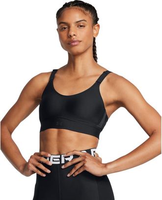 Under Armour Damen Infinity Mid Impact Sport-BH, (002) schwarz/schwarz, (Medium) D/DD