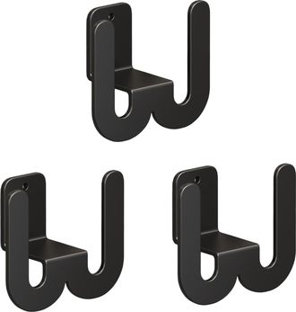 Generic 3er-Pack Schuhregal Zur Wandmontage, Multifunktionaler H&auml;nge-Organizer Mit Haken for Hausschuhe, Platzsparend Geeignet for Badezimmer Und Schlafzimmer