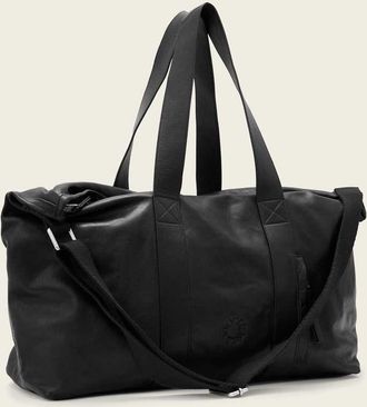 AllSaints Kei - Weekender-Tasche aus Leder in Schwarz