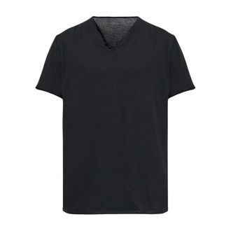 Zadig&Voltaire T-shirt &eacute;co-responsable &agrave; manches courtes Monastir - Homme - Tops - Noir - Taille: 2XL