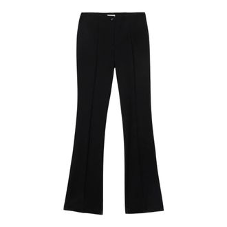 Oltre Flare-Hose in Milano-Strick - - Trousers - Damen - Schwarzk - S