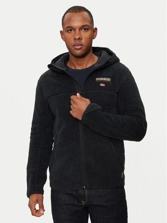 Napapijri Fleecejacke T-Tynik NP0A4IA8 Schwarz Regular Fit