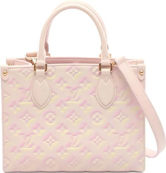 Louis Vuitton 2010 OnTheGo PM Empreinte Tote Bag mit Monogramm - Rosa