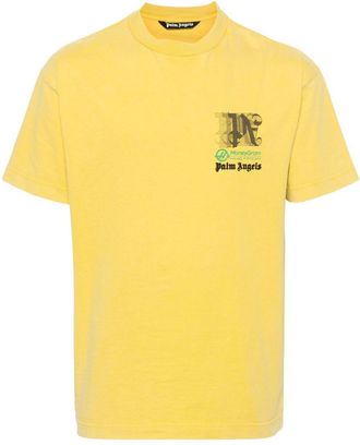Palm Angels x MoneyGram Haas F1 T-Shirt - Gelb