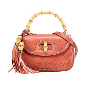 Gucci Pre-owned Elegante Leder-Henkeltasche mit Quasten - - Pre-owned - Damen - Rot - ONE SIZE