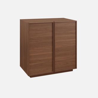 Sweeek Credenza Effetto Legno 2 Ante 80 Cm