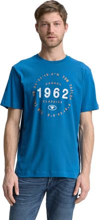 Tom Tailor Tom Tailor Herren 1046793 T-Shirt, 28857 - Blue Petrol, M EU