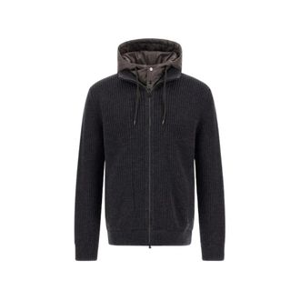 Herno Cardigan - - Knitwear - Herren - Schwarzk - 3XL