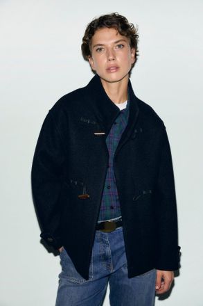 Gerard Darel Duffle-coat court - AURE - Marine
