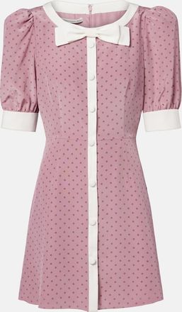 Alessandra Rich Minikleid aus Seide