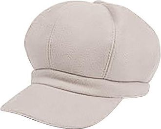 Generic Chapeau pour femme Automne et Hiver Chaud Mode Laine B&eacute;ret Peintre Chapeau d&ocirc;me Chapeau Dames Cap, beige, Taille unique