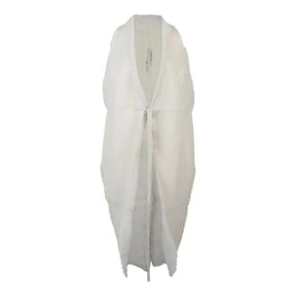 Rick Owens SL Cyclops Mantel - - Jackets - Damen - Wei&szlig; - S