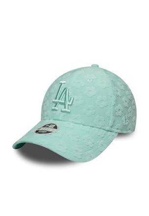 New Era WMNS Floral Towelling 9Forty Casquette r&eacute;glable pour femme La Dodgers Bleu clair Taille unique, Vert., taille unique