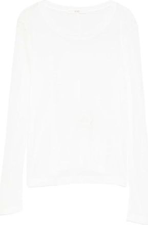 Co Femme, Tops, Blanc, Taille: 40 FR Long Sleeve Hauts