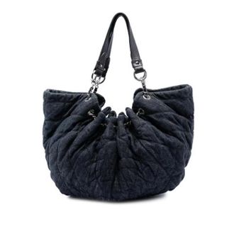 Chanel Pre-owned Stretch Spirit Cabas Tote Bag - - Pre-owned - Damen - Blau - ONE SIZE