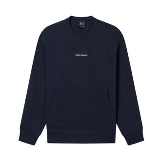 A|X Armani Exchange Herren, Sweatshirts & Hoodies, Blau, SGr&ouml;&szlig;e