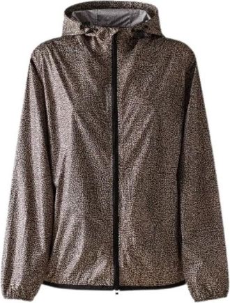 Borbonese Femme, Vestes, Brun, Taille: 40 FR Light Vestes