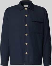 Casual Friday Regular Fit Hemdjacke mit Brusttasche Modell Matt