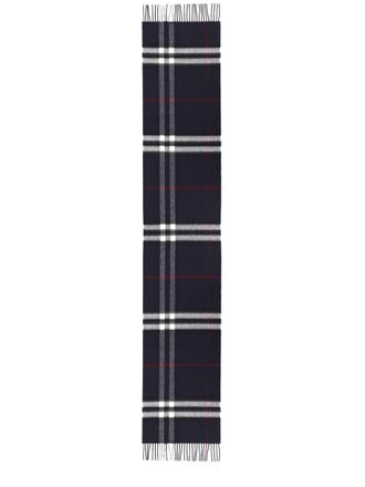 Burberry Check Cashmere Scarf - Black