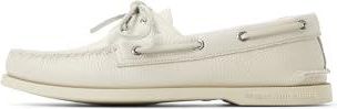 Sperry Top-Sider Chaussures bateau authentiques originales &agrave; 2 oeillets pour homme, blanc, 43 EU
