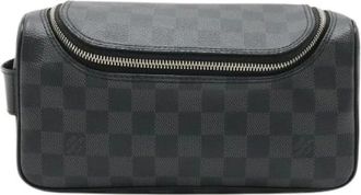 Louis Vuitton Pochette de toilette Pre-owned Damier Graphite - Femme - Pre-owned - Noir - Taille: ONE Size