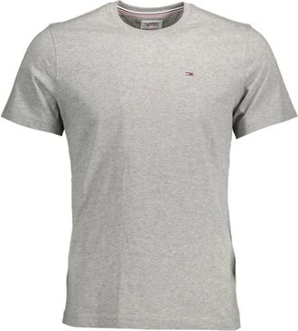 Tommy Hilfiger Homme, Tops, Gris, Taille: L T-shirt Homme en Coton Marron