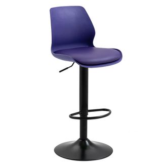 Generic Verstellbarer Drehhocker - K&uuml;chenthekenstuhl aus PU-Leder, h&ouml;henverstellbarer Inselhocker mit R&uuml;ckenlehne, modernes Design f&uuml;r Essbereich und Hausbar