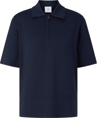 Bogner Schurwoll-Polo-Shirt Maureen f&uuml;r Damen - Navy-Blau - 34