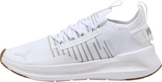 Puma Puma SOFTRIDE Symmetry FUZION WNs Stra&szlig;enlaufschuh f&uuml;r Damen, Wei&szlig;/Silber, 4 UK