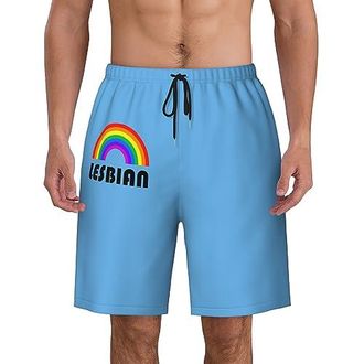 Generic Confortable Short De Bain Lesbiennes LGBT Shorts De Surf pour Homme Séchage Rapide Pants Court De Sport pour Vacance Loisir Piscine XXL