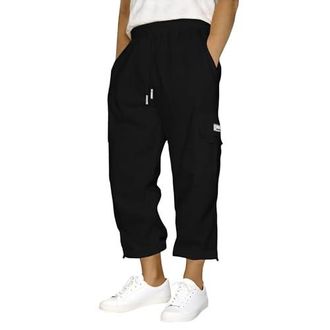 Generic Pantalon de jogging pour homme - Pantalon de jogging ample - Pantalon d&eacute;t&eacute; - Taille &eacute;lastique - Pantalon de jogging - Jambes larges - Pantalon de spor