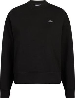 Lacoste Sweatshirt en coton m&eacute;lang&eacute;