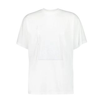 Maison Margiela Grafik-T-Shirt - - Tops - Herren - Wei&szlig; - L