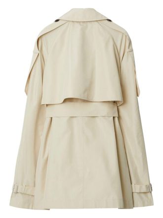Burberry Silk Trench Coat - Beige
