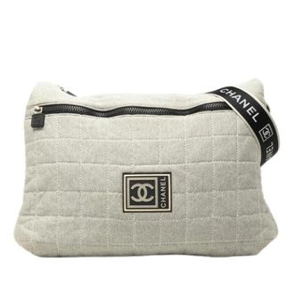 Chanel Pre-owned Quilted Crossbody Bag - - Pre-owned - Damen - Beige - ONE SIZE