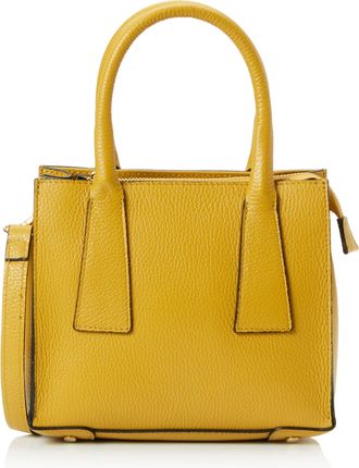 Faina Womens Damen Handtasche, Senf
