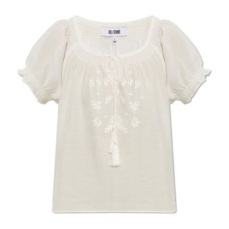 Re/Done Damen, Blusen & Hemden, Beige, XSGr&ouml;&szlig;e