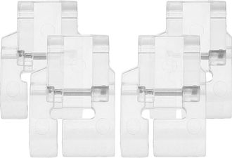 FOMIYES UKCOCO 4 St&uuml;ck N&auml;hmaschinen N&auml;hf&uuml;&szlig;e aus Kunststoff Rostfrei Kompatibel mit Haushaltsn&auml;hmaschinen Abnehmbar Zubeh&ouml;r f&uuml;r N&auml;hen Quilten Patchwork f&uuml;r Anf