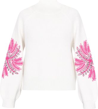 Izia Pullover Frauen cremewei&szlig; rosa