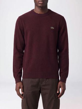 Lacoste Pullover aus Baumwollmischung mit Rundhalsausschnitt und kontrastierendem Logo-Patch