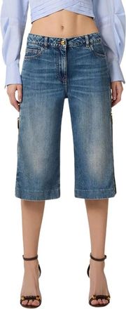 Elisabetta Franchi Femme, Shorts, Bleu, Taille: W26 Pantalone Mod. Jeans