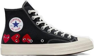 Comme Des Gar&ccedil;ons x Converse Chuck 70 heart-motif high-top sneakers - Schwarz